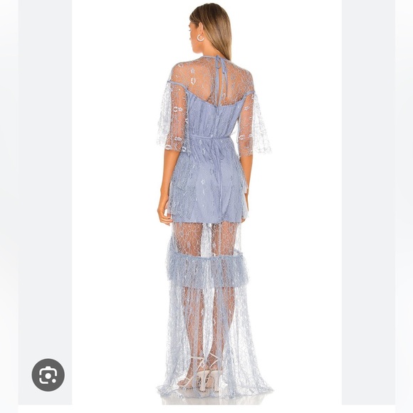 Alice McCall | Dresses | Bnwt Alice Mccall Magicians Daughter Lace Gown In Mist | Poshmark